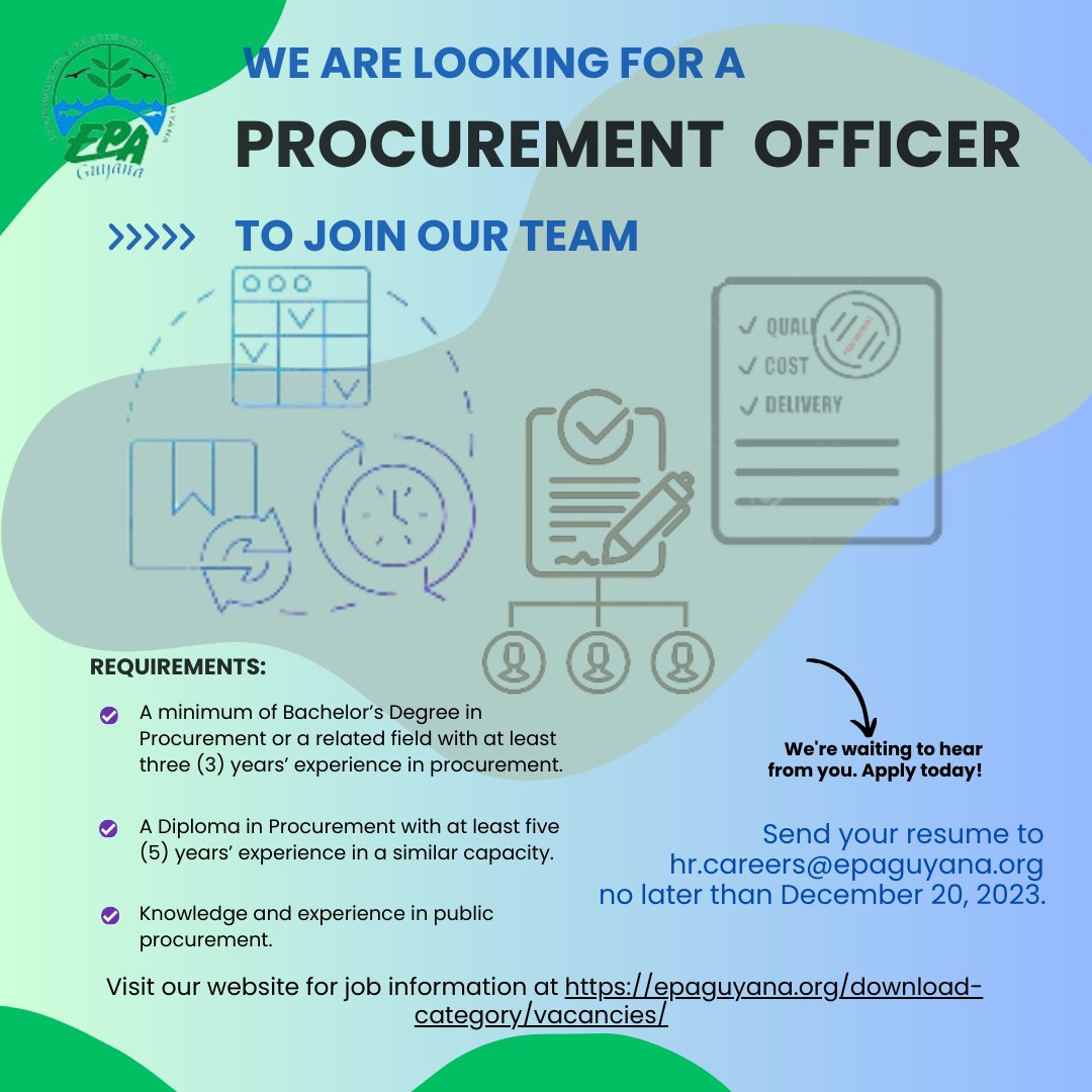 Exciting Career Opportunities at EPA Guyana - Join Our Dynamic Team!