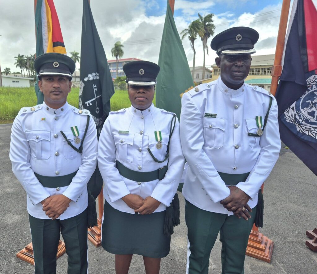 Prison Officers awarded medals for long service, dedication